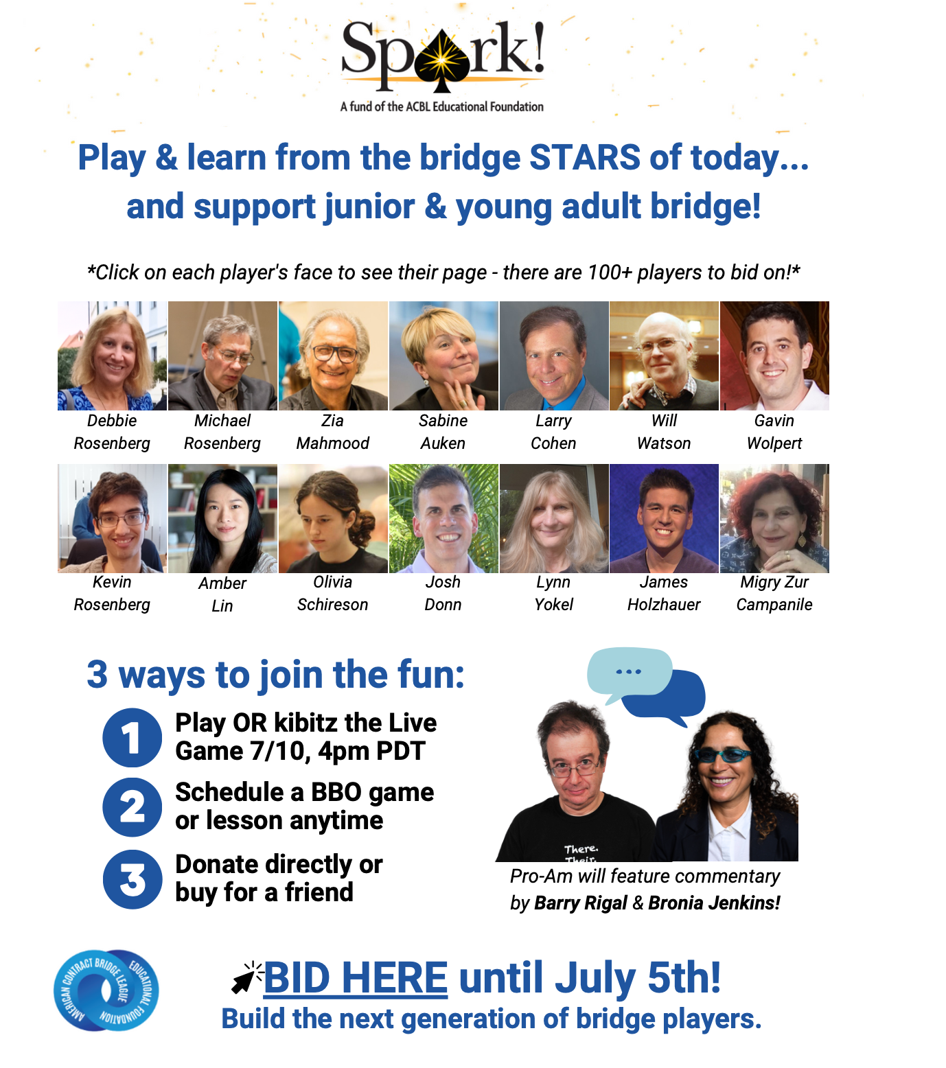 2023 SPARK! Bridge Auction « Palo Alto Bridge